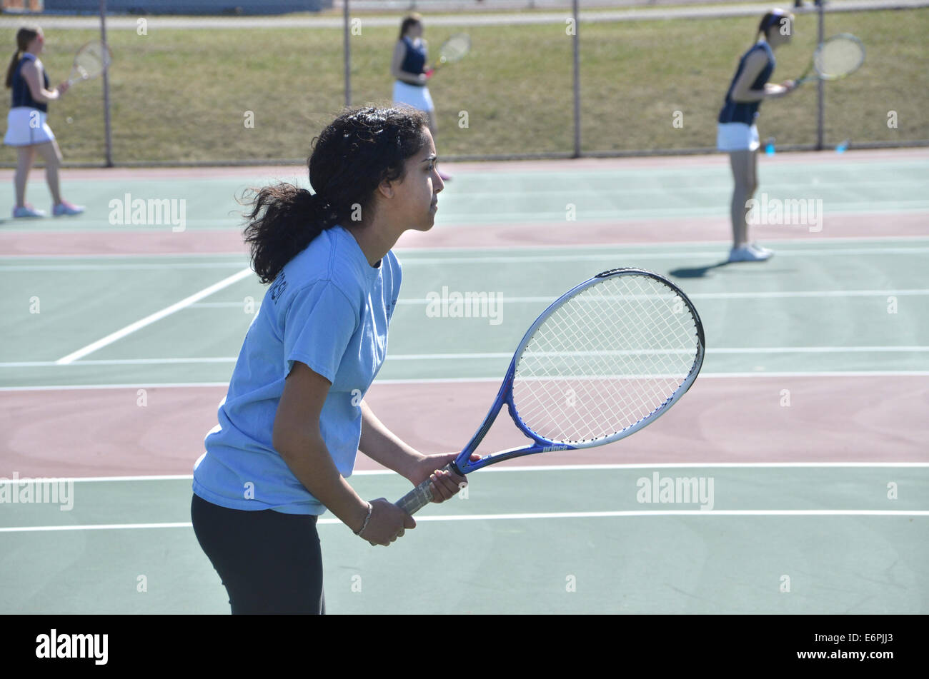 teenage tennis player Stock Photo - Alamy