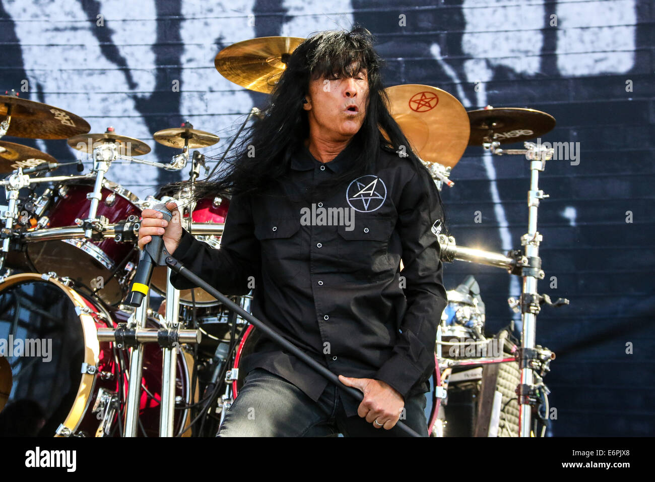 Charlotte, North Carolina, USA. 3rd May, 2014. Rock Group ANTHRAX ...