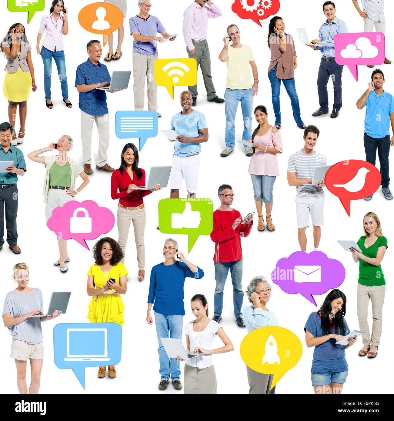 Group diverse people networking symbol hi-res stock photography and ...
