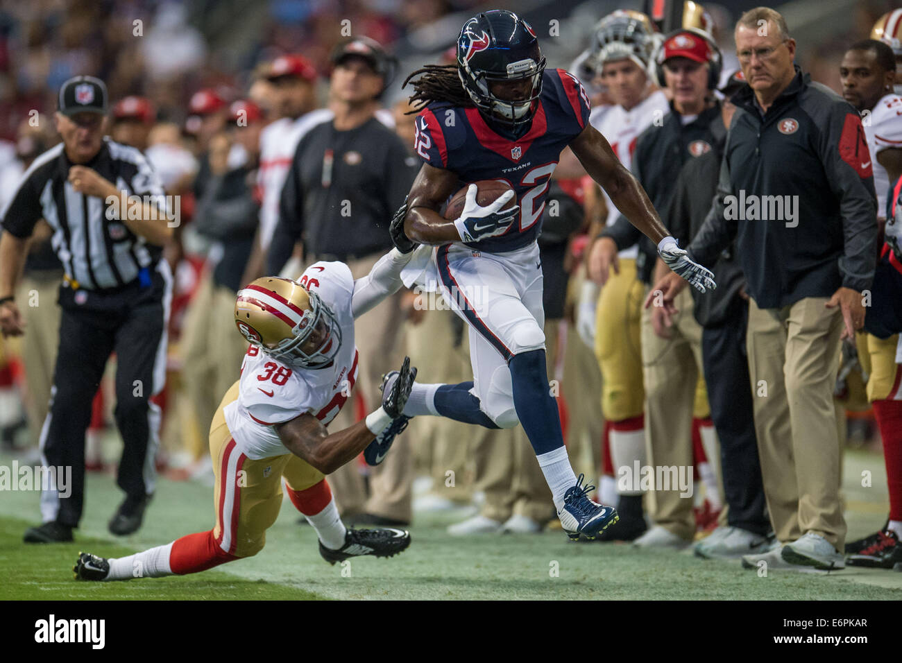 Houston, Texas, USA. 28th Aug, 2014. Houston Texans wide receiver ...