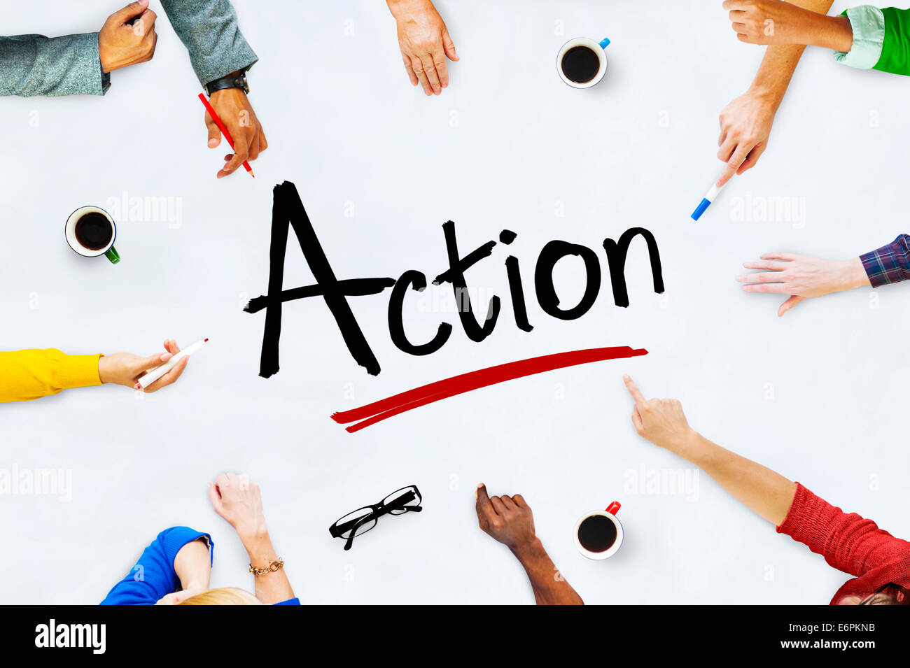 Hands and action hi-res stock photography and images - Alamy