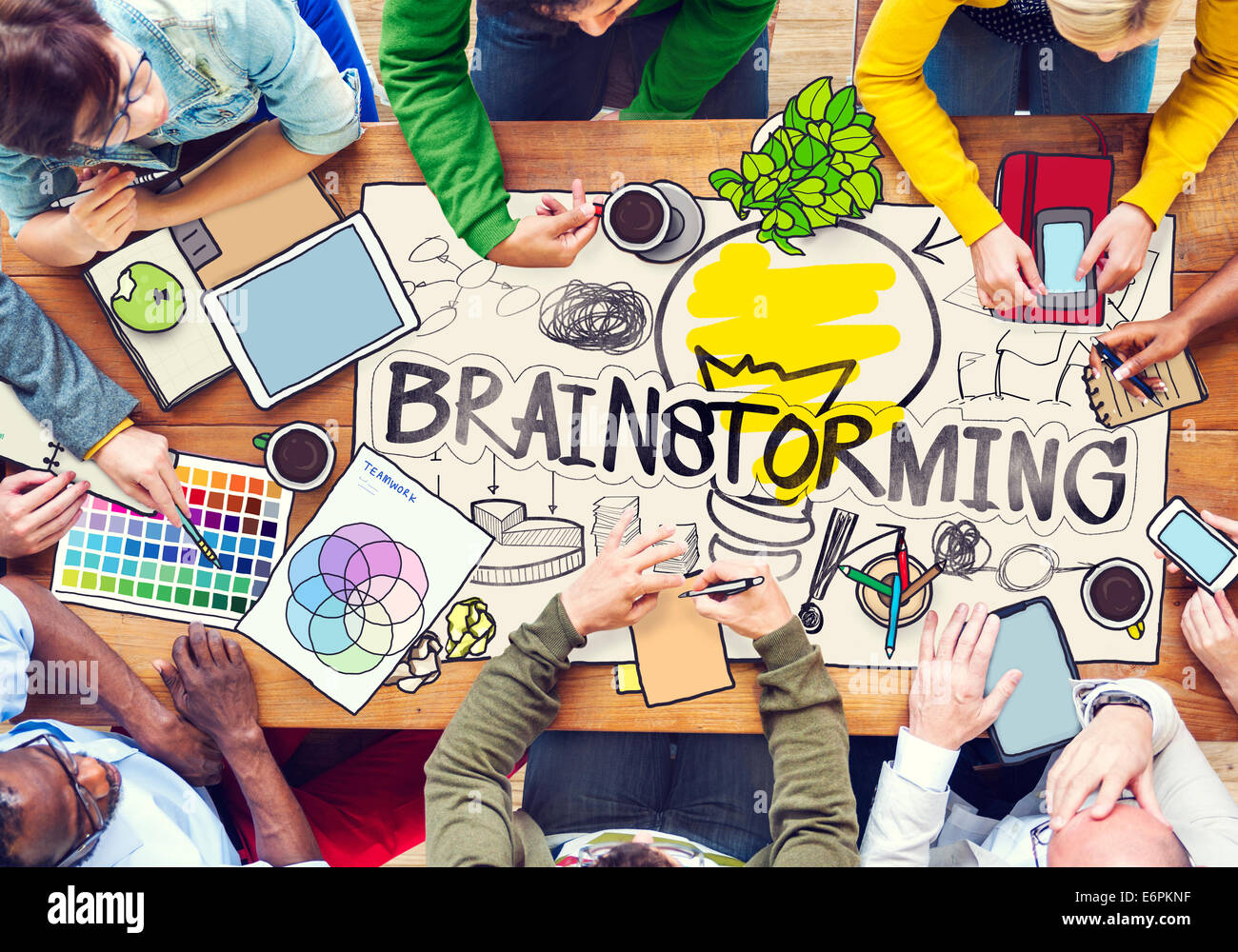 Brainstorming ideas hi-res stock photography and images - Alamy