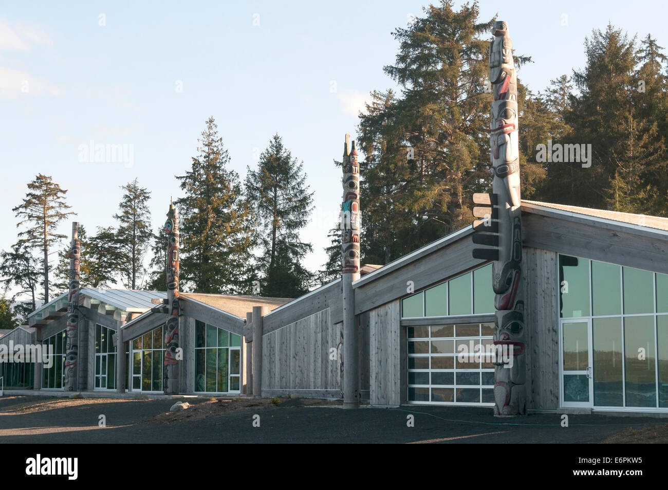 Elk203-4502 Canada, British Columbia, Haida Gwaii, Skidegate, Haida ...