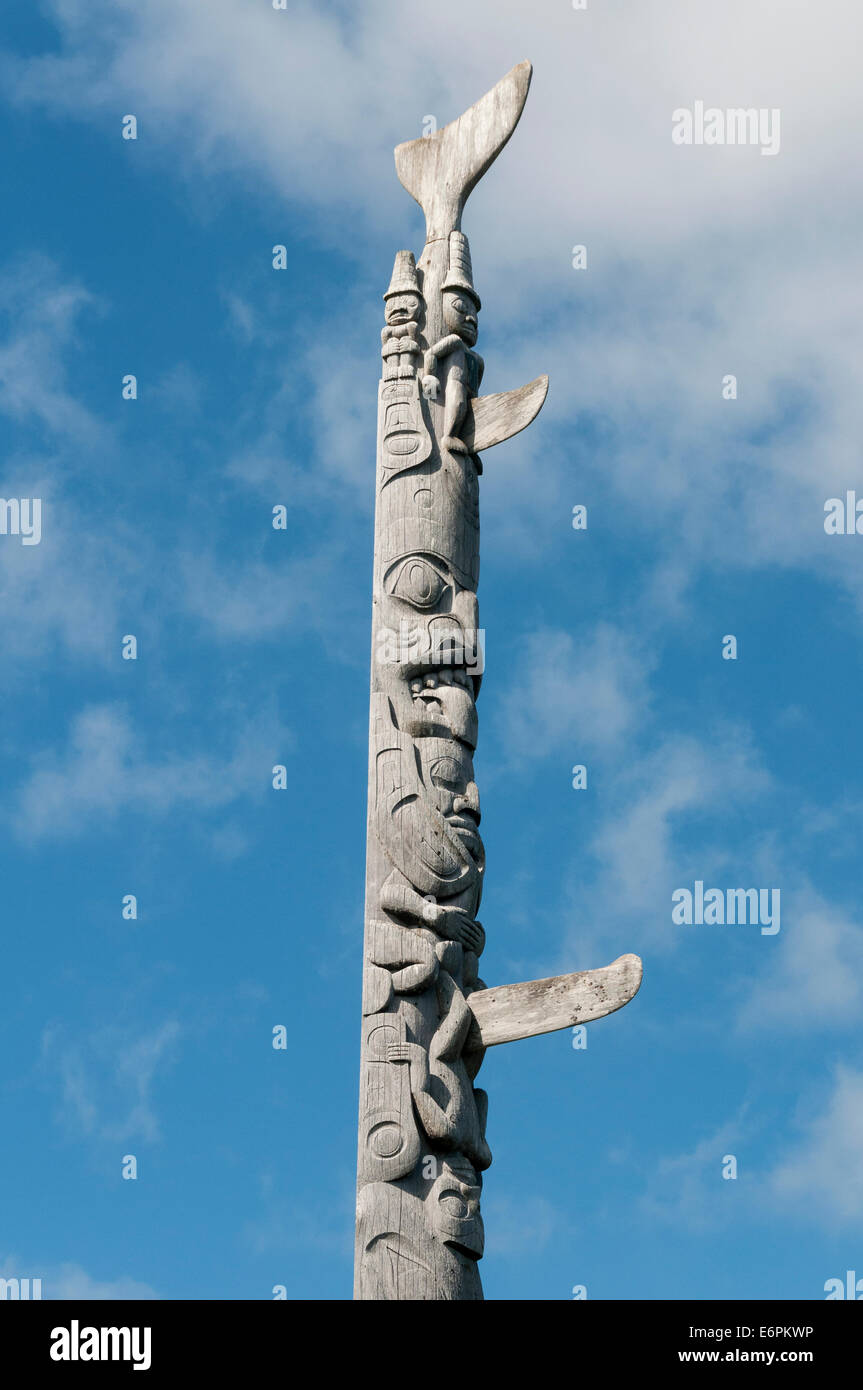 Elk203-4509v Canada, British Columbia, Haida Gwaii, Skidegate, Bill ...