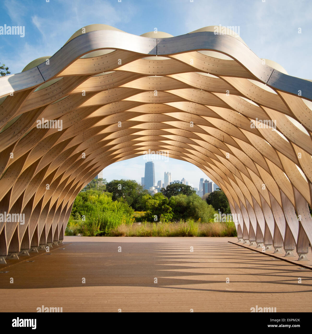 Honeycomb pavilion lincoln park chicago hi-res stock photography and ...