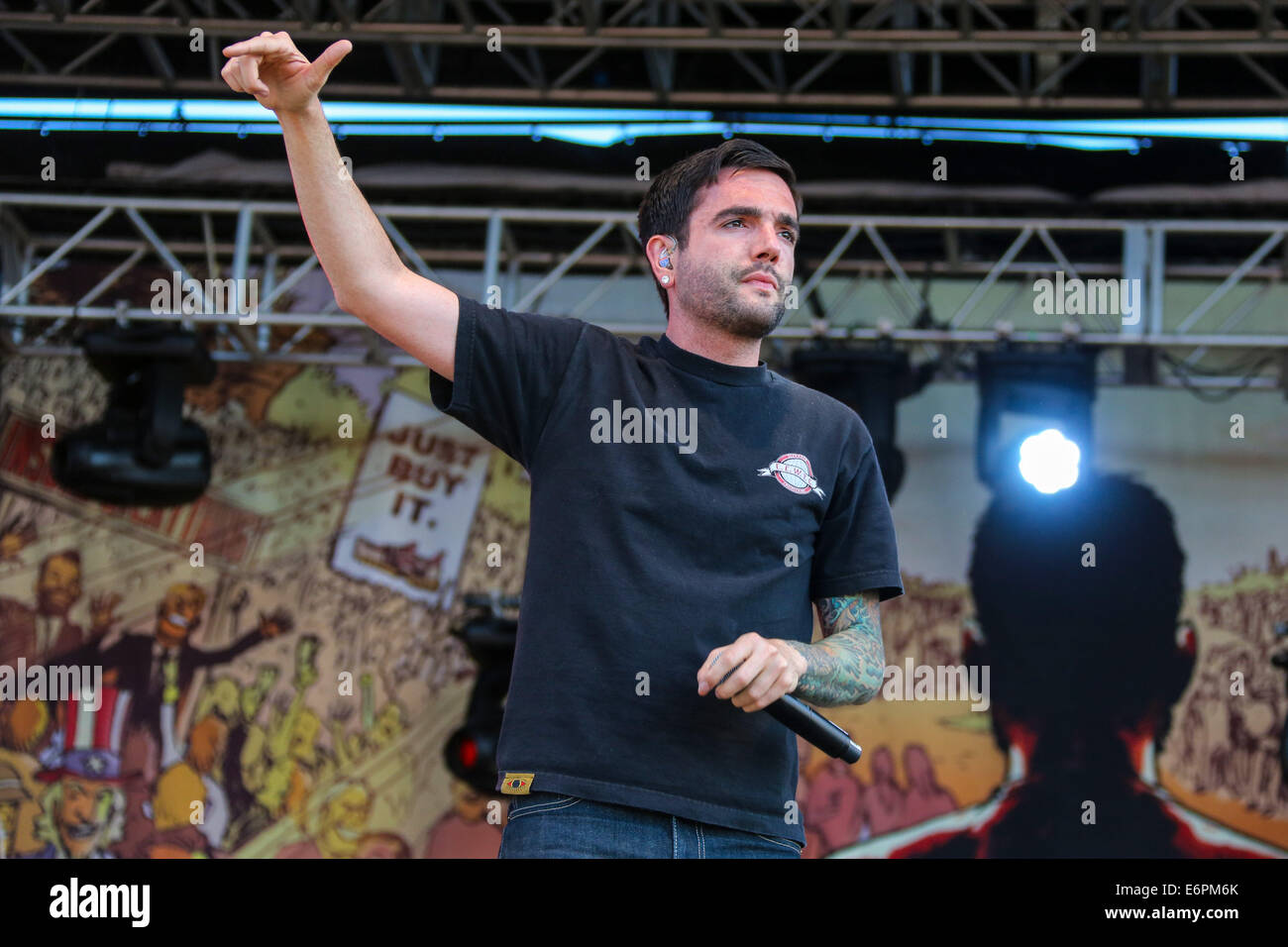 Charlotte, North Carolina, USA. 4th May, 2014. Rock Group A DAY TO ...