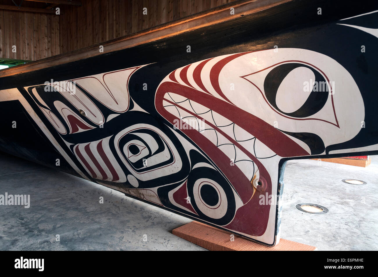 Elk203-4534 Canada, British Columbia, Haida Gwaii, Skidegate, Haida ...