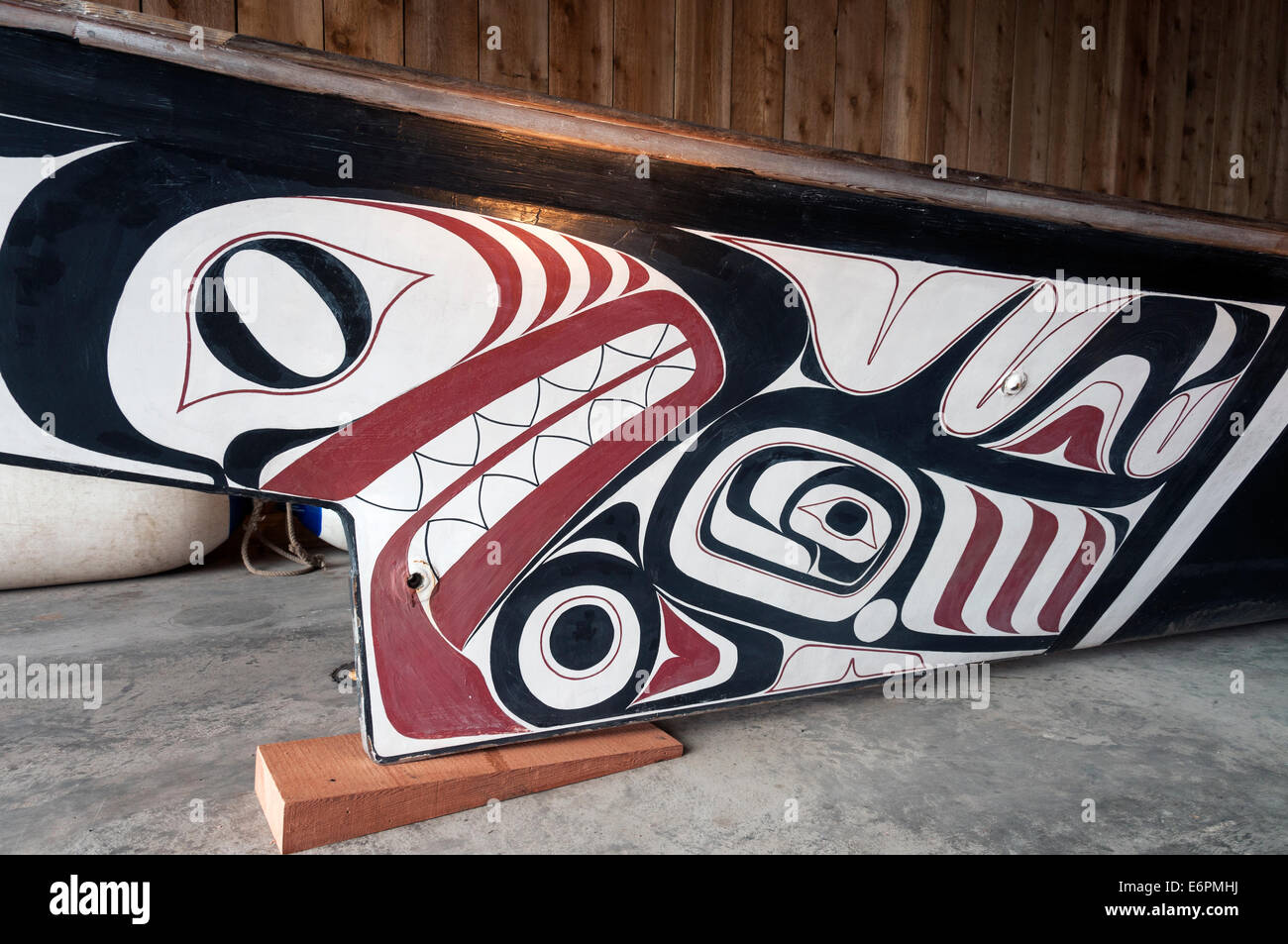 Elk203-4536 Canada, British Columbia, Haida Gwaii, Skidegate, Haida ...