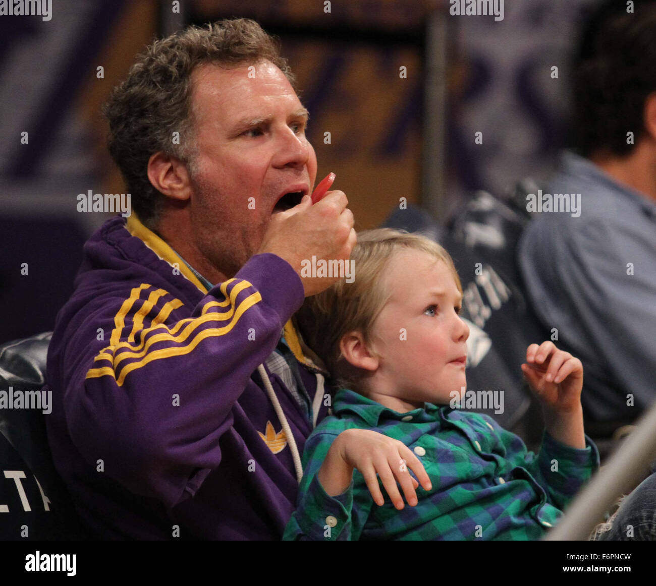 Celebrities out at Staples Center. The Brooklyn Nets defeated the Los ...