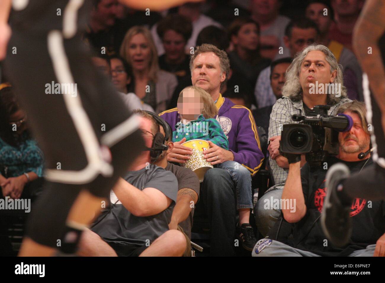 Celebrities out at Staples Center. The Brooklyn Nets defeated the Los ...