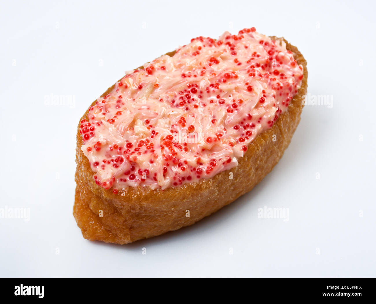 inari sushi with caviar and roe tobiko.Japanese cuisine Stock Photo - Alamy