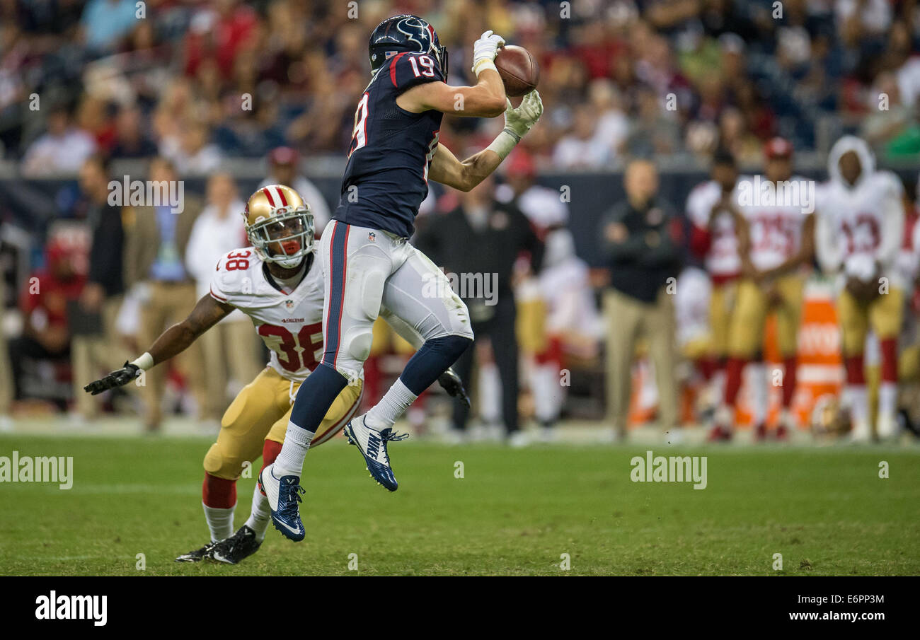 Houston, Texas, USA. 28th Aug, 2014. Houston Texans wide receiver ...