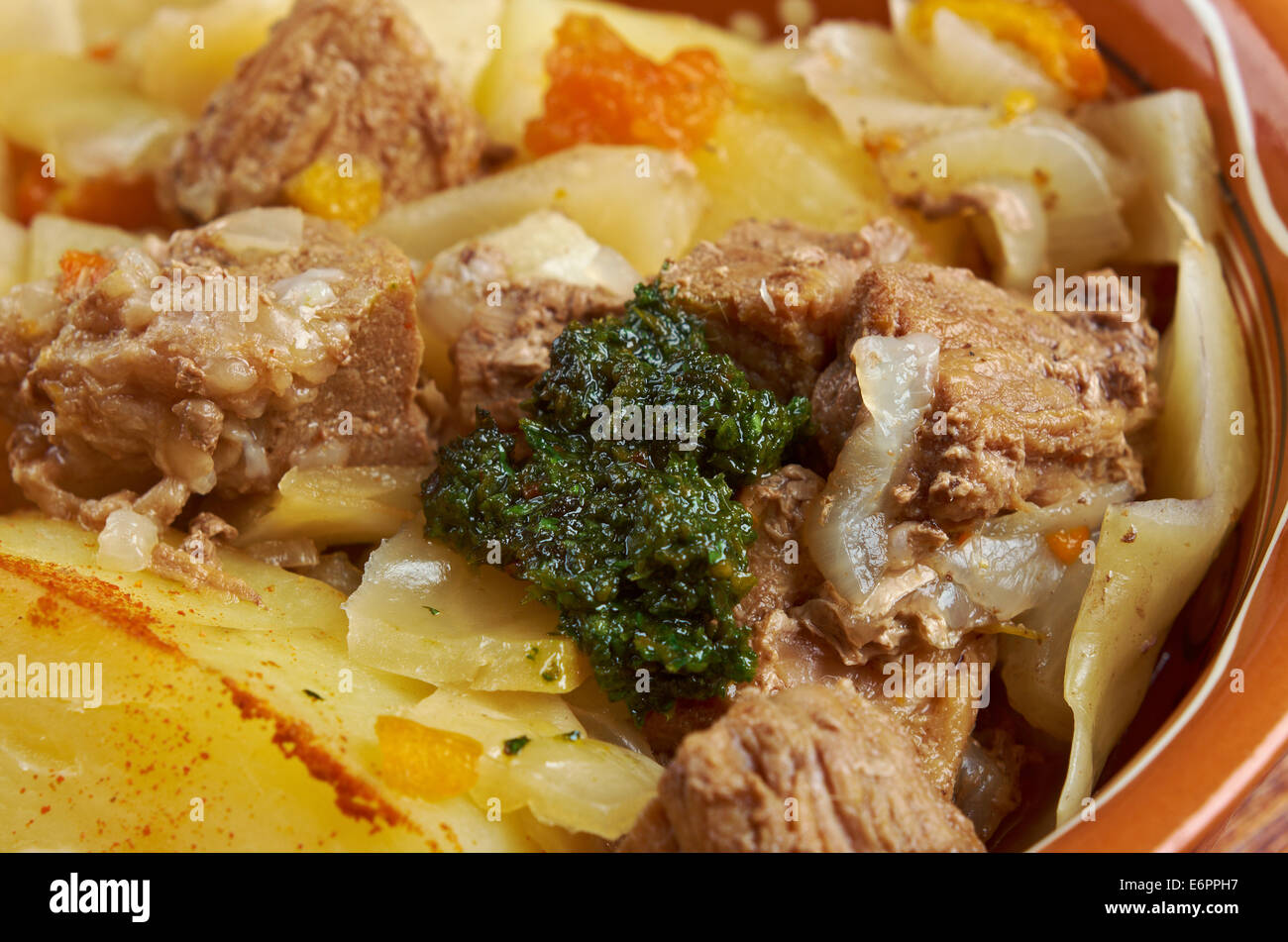 dymlyama -oriental meat stew .national cuisine of Azerbaijan ...