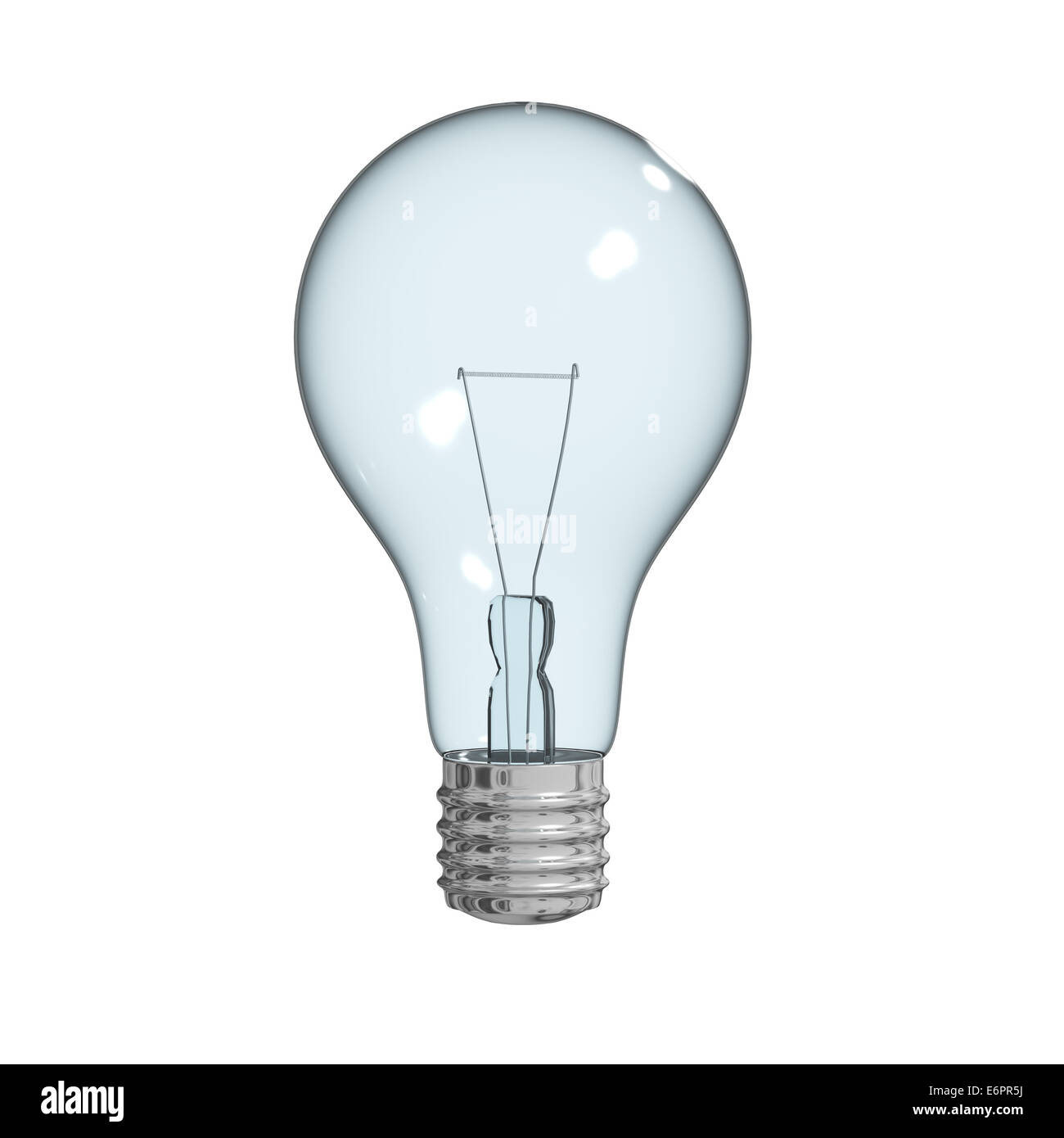 3d render of an electric light bulb Stock Photo - Alamy