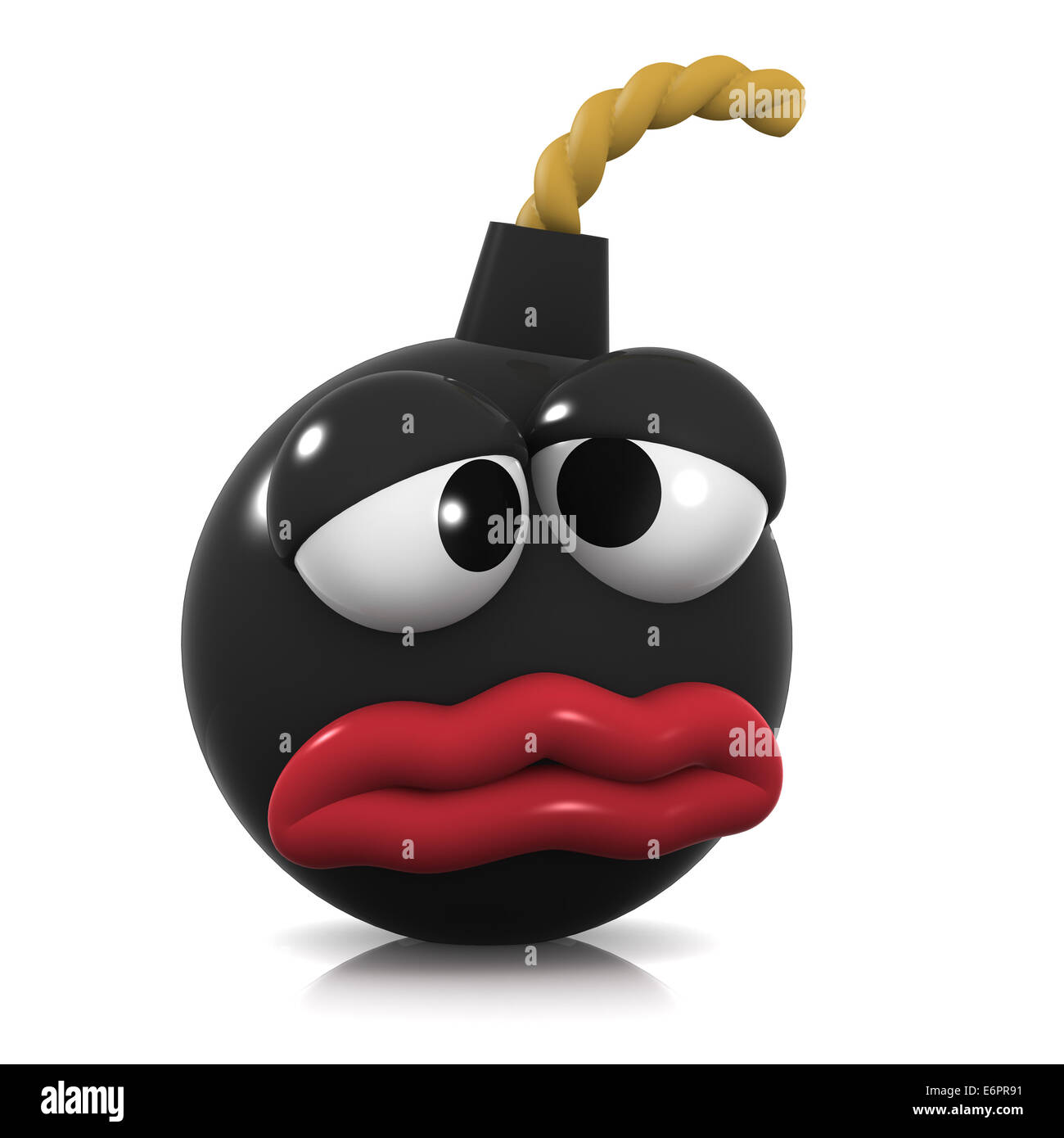Cartoon bomb face hi-res stock photography and images - Alamy
