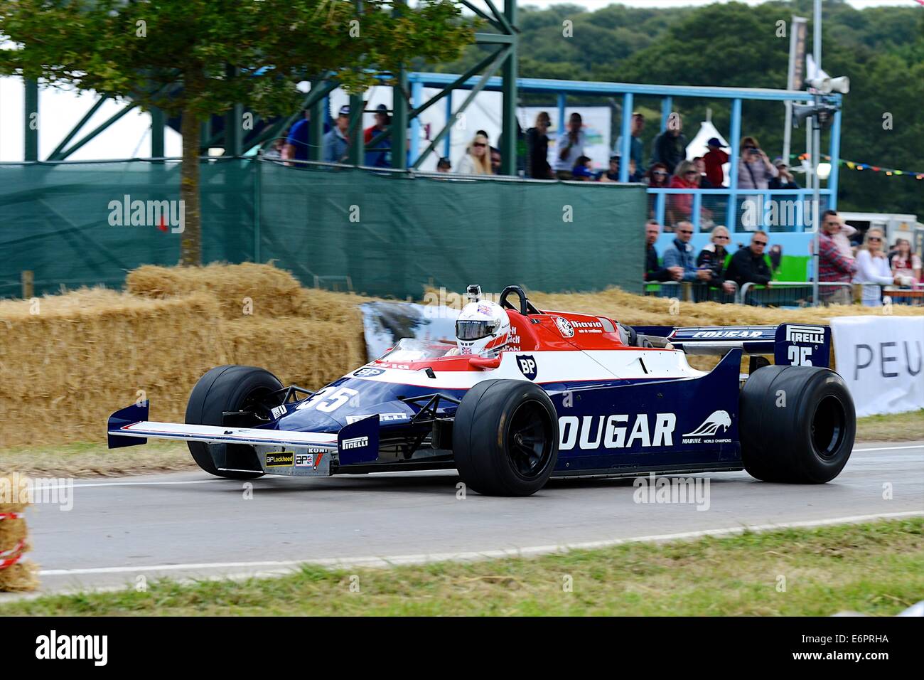 Toleman TG181 F1 car at Chris Evans' CarFest South in aid of Children ...