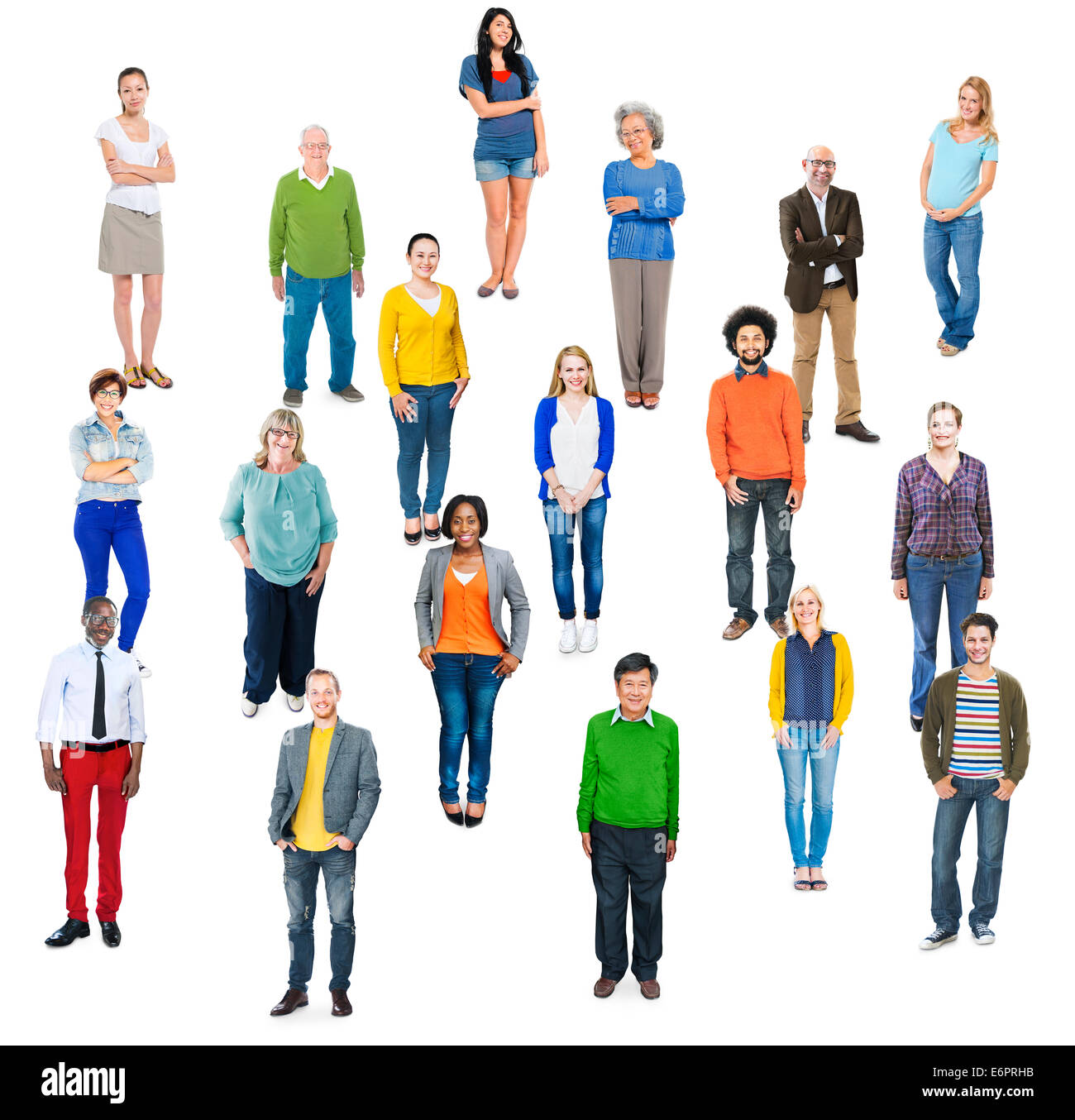 Multiethnic people isolated white hi-res stock photography and images ...