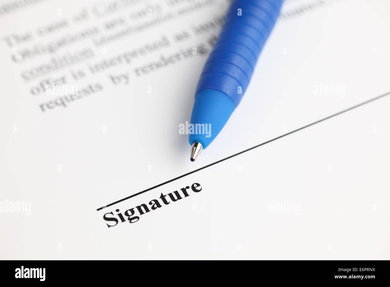 Ready for signature hi-res stock photography and images - Alamy