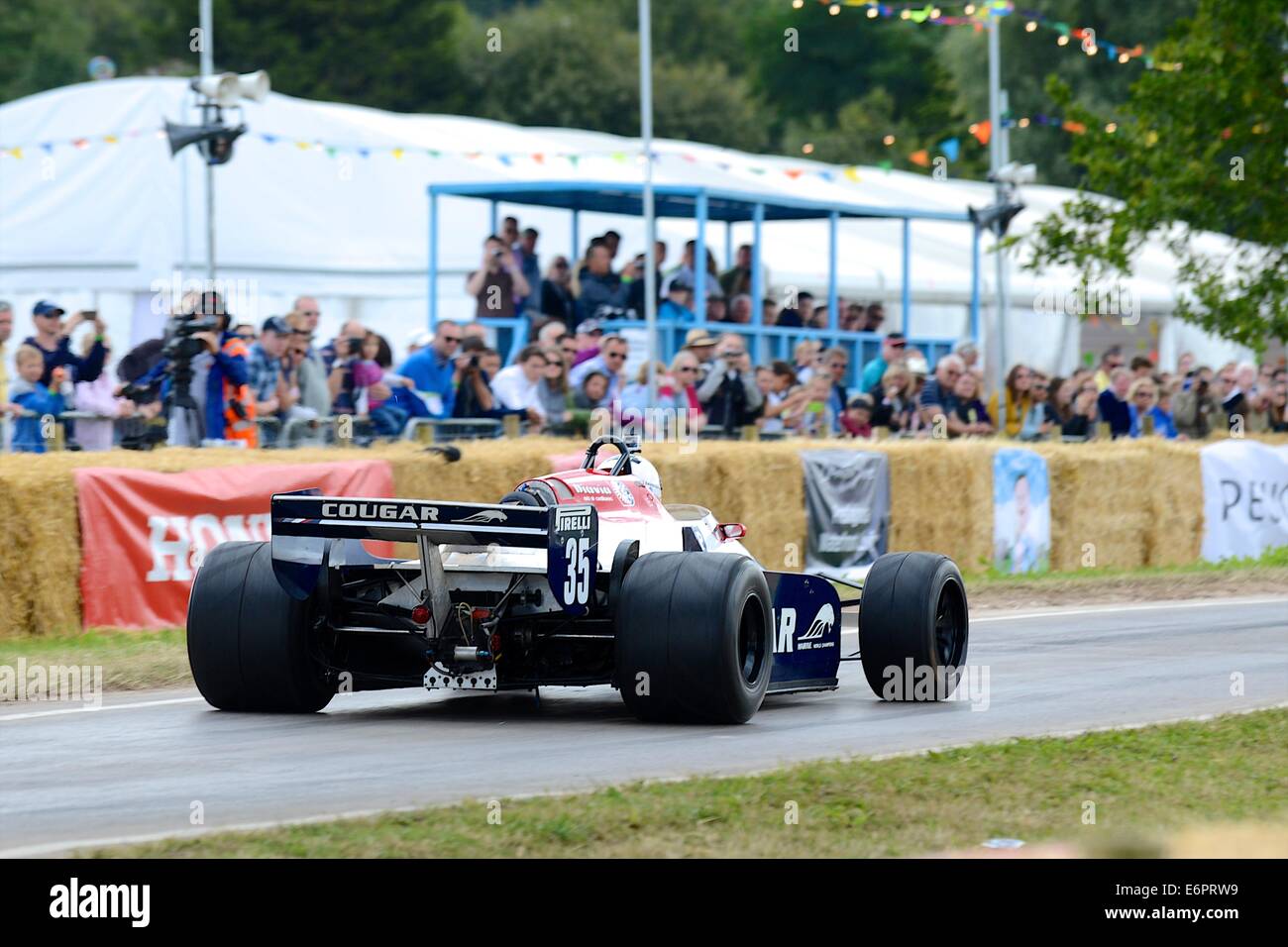 Toleman TG181 F1 car at Chris Evans' CarFest South in aid of Children ...
