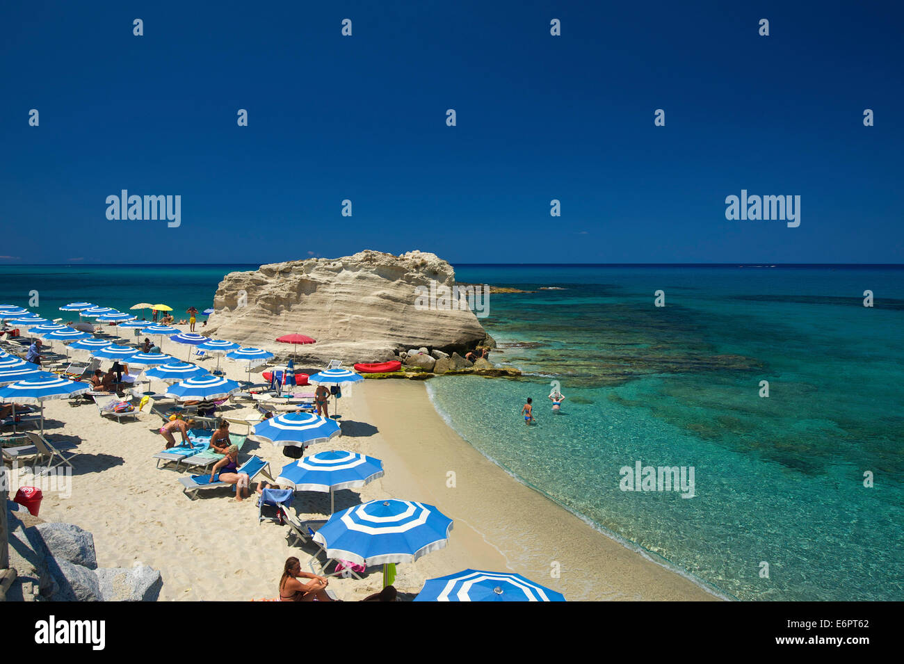 Beach of Tropea, Calabria, Italy Stock Photo - Alamy