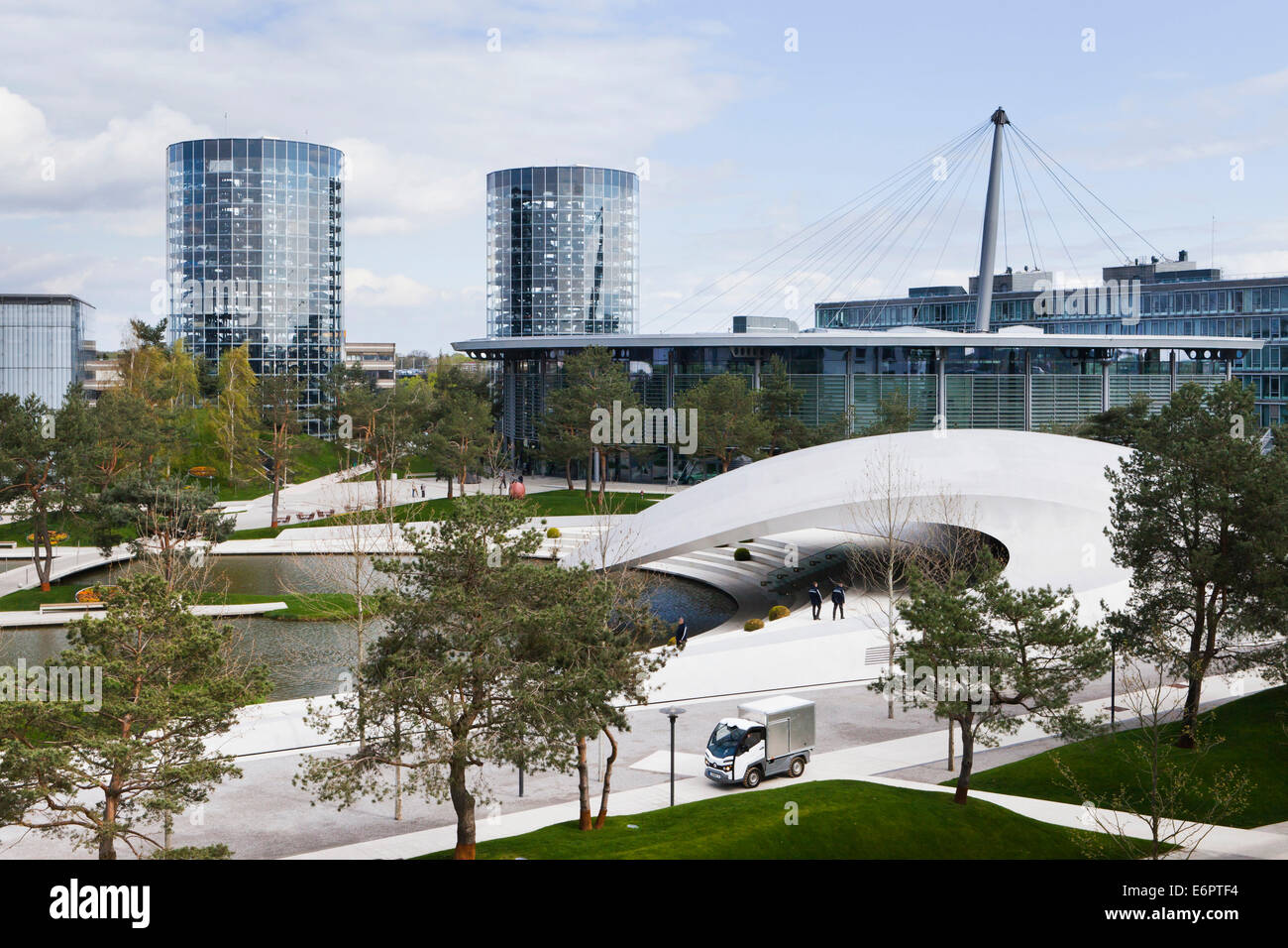 Porsche pavilion autostadt hi-res stock photography and images - Alamy
