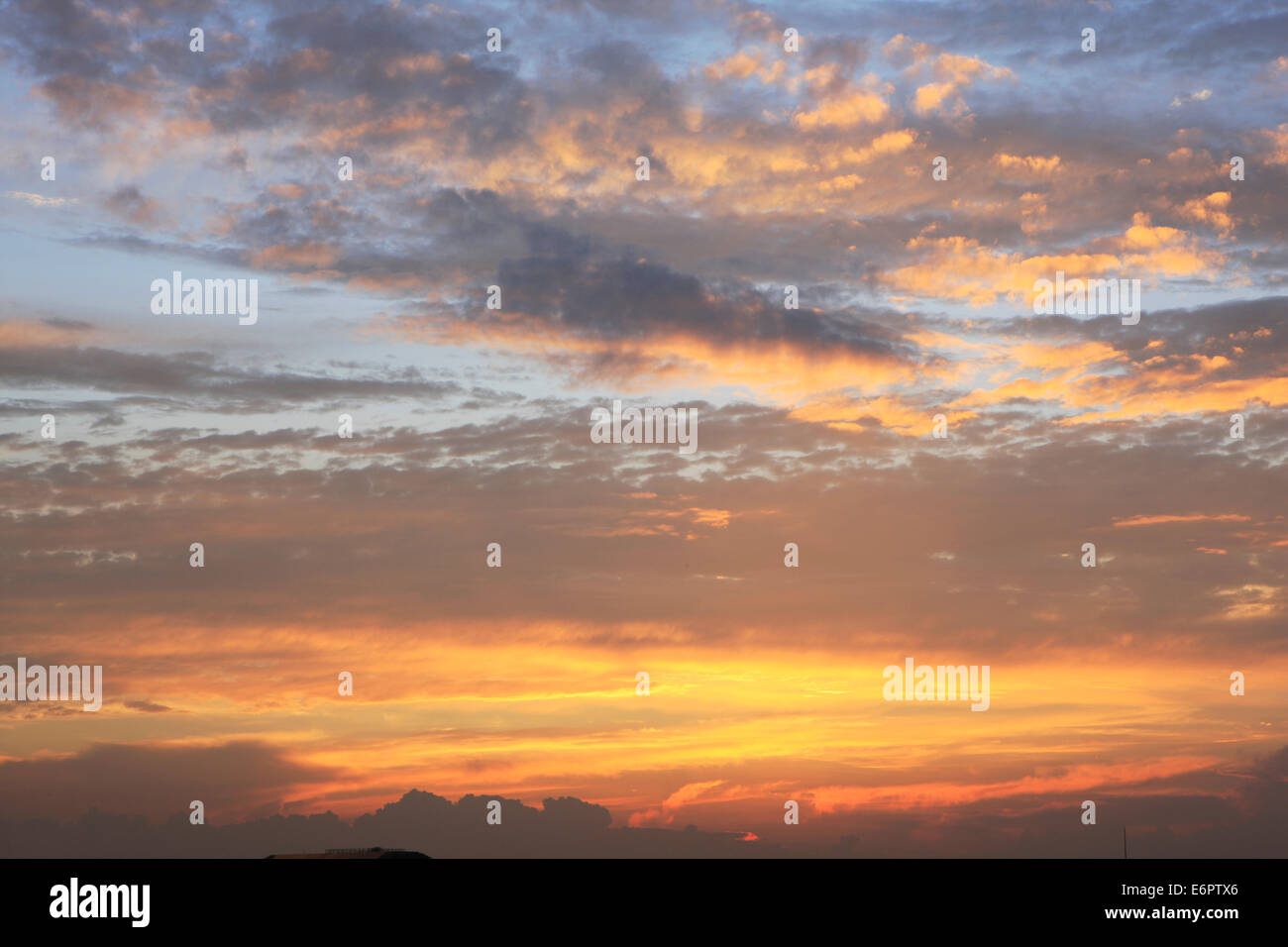 Sunset sky, Tokyo, Japan Stock Photo - Alamy