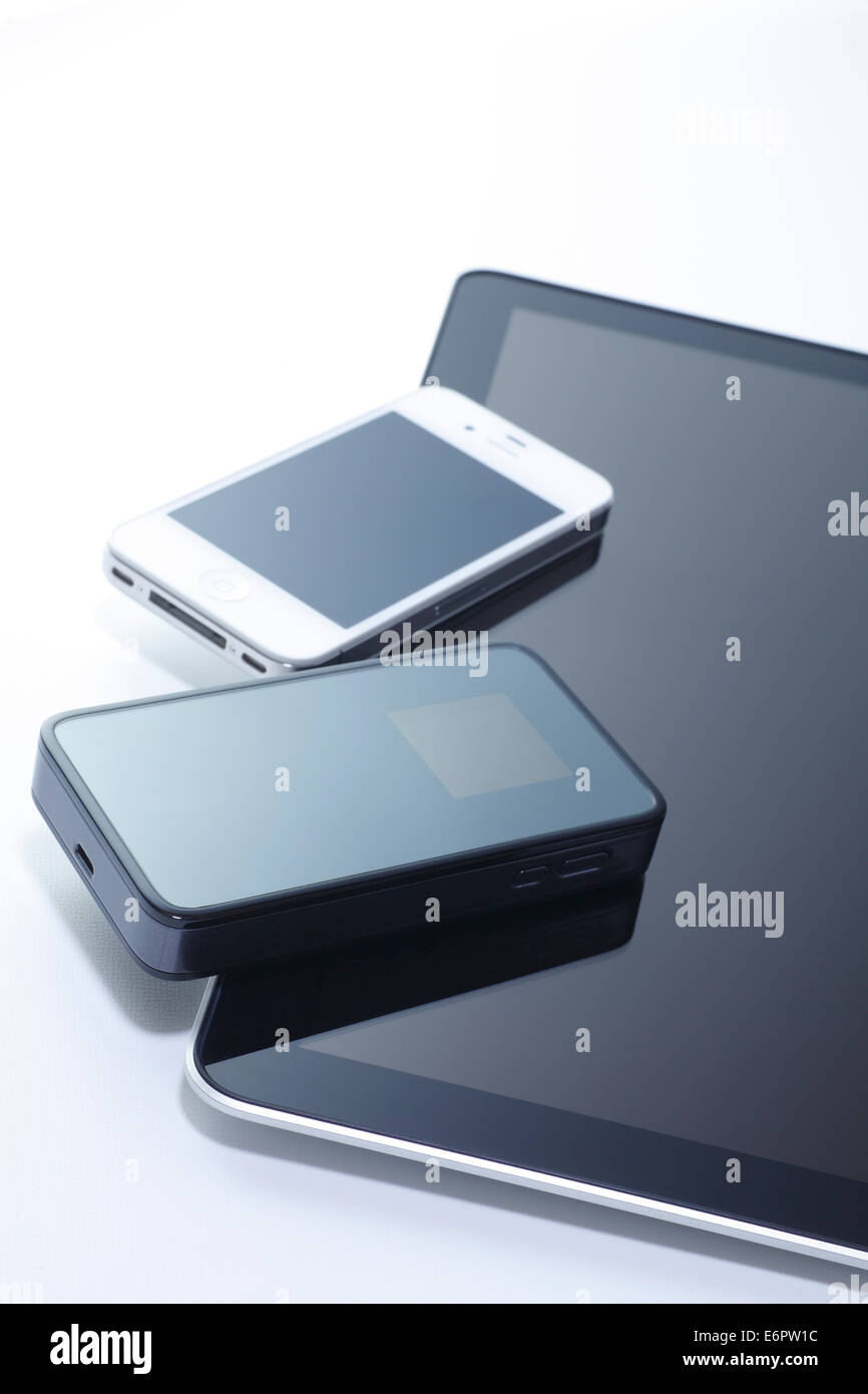 Smartphone and tablet Stock Photo - Alamy