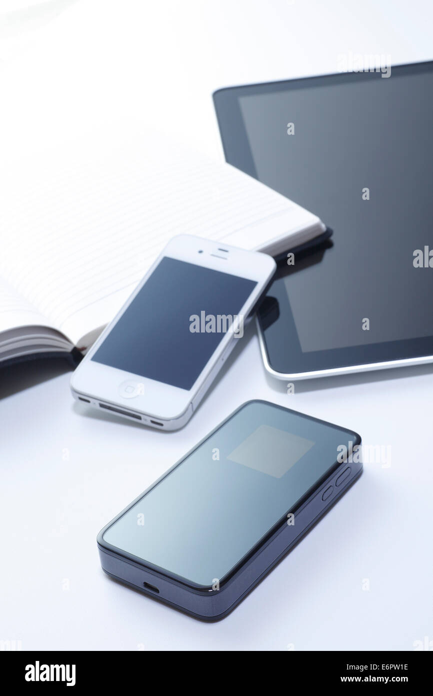 Smartphone and tablet Stock Photo - Alamy
