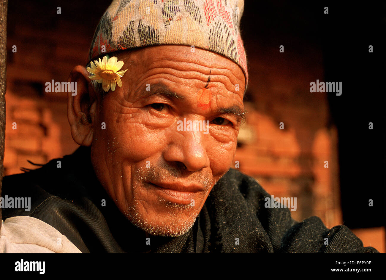 Man belonging to the Jyapu caste. Jyapu are farmers in the Newari caste ...