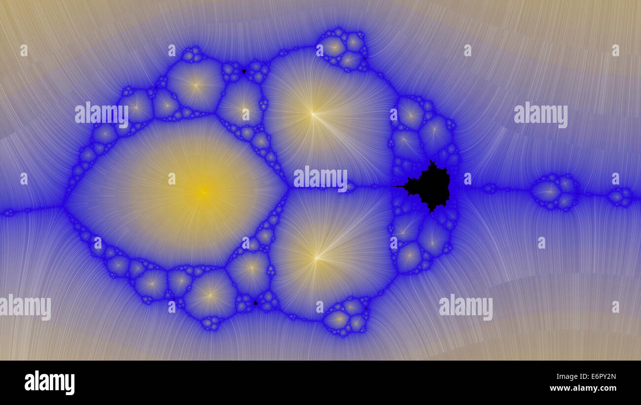 Digital Illustration of a fractal Structure Stock Photo - Alamy
