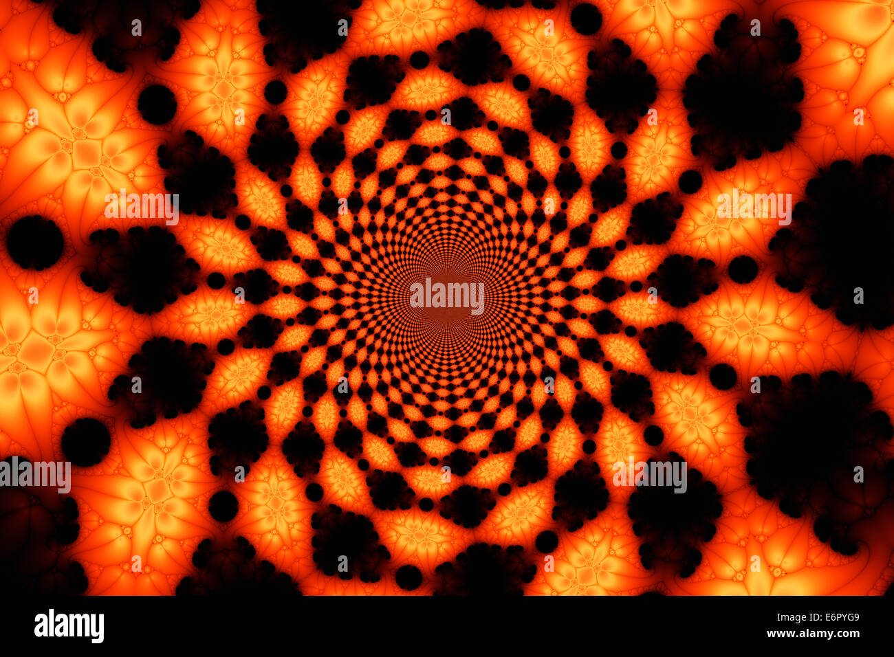 Digital Illustration of a fractal Structure Stock Photo - Alamy