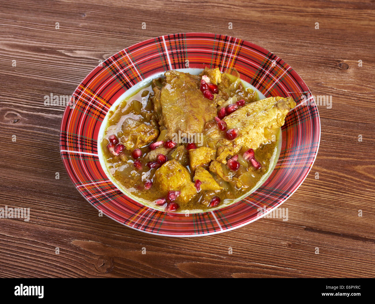Fesenjan Persian Chicken Stew with Walnut and Pomegranate Sauce Stock ...