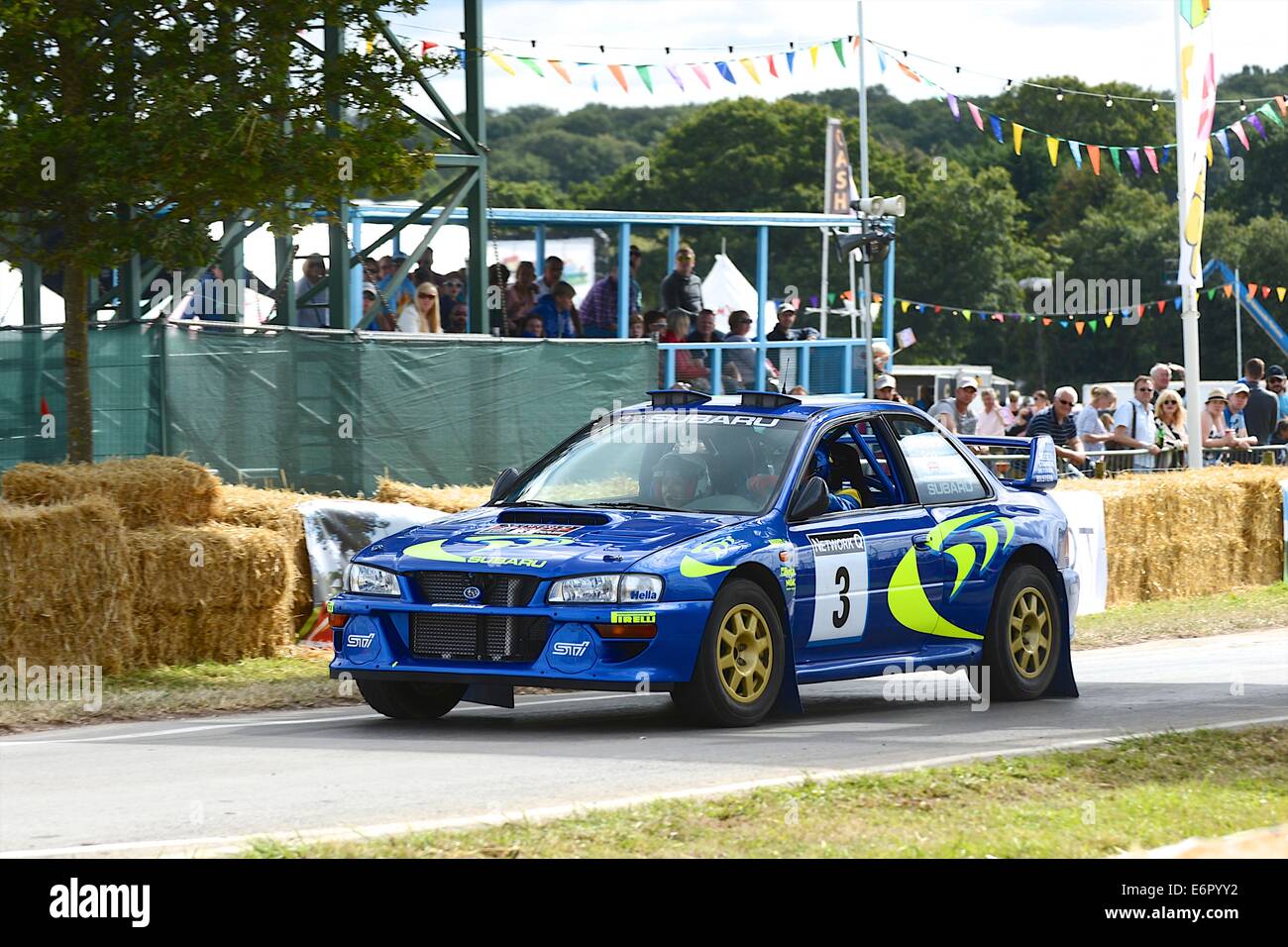 Suburu Legacy 555 rally car at at Chris Evans' CarFest South in aid of ...