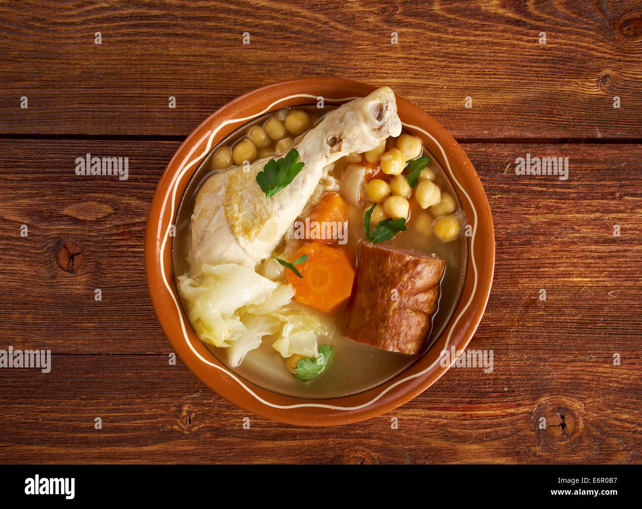 "Cocido " Madrilene Stew. particularly in the central and northern ...