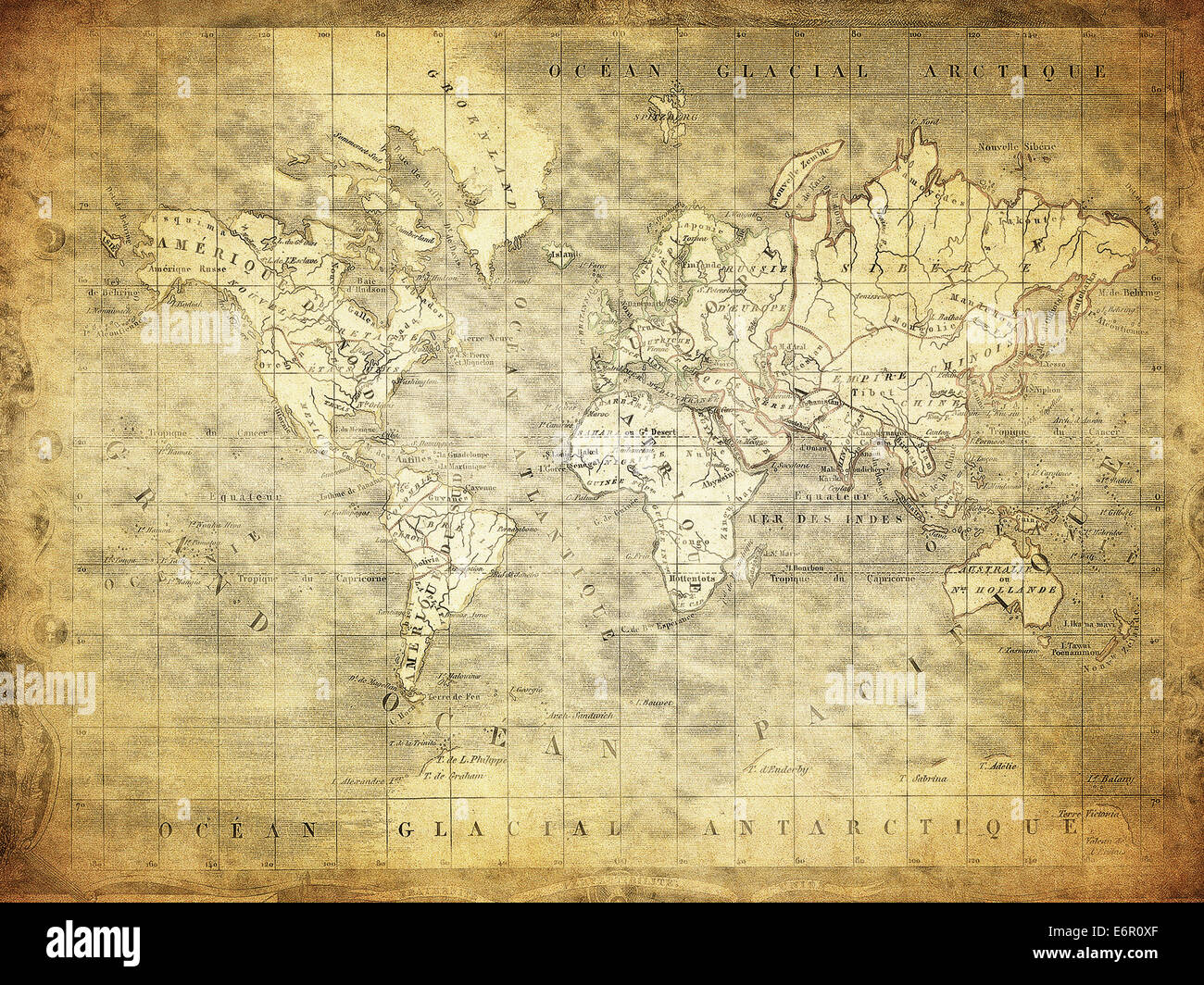 Historical world map hi-res stock photography and images - Alamy