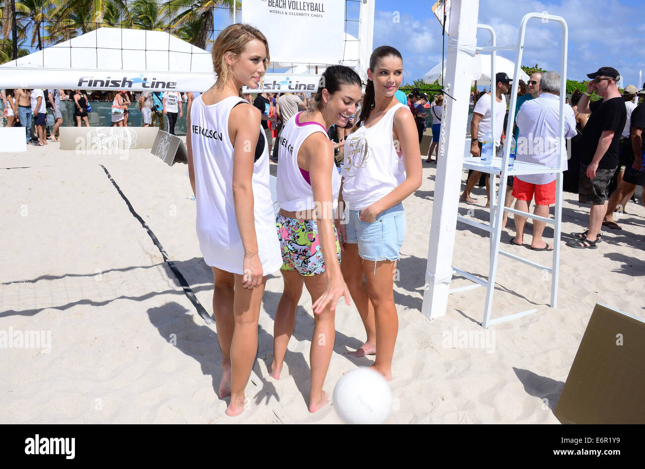 Chefs and Sports Illustrated Swimwear Models Volleyball Tournament ...