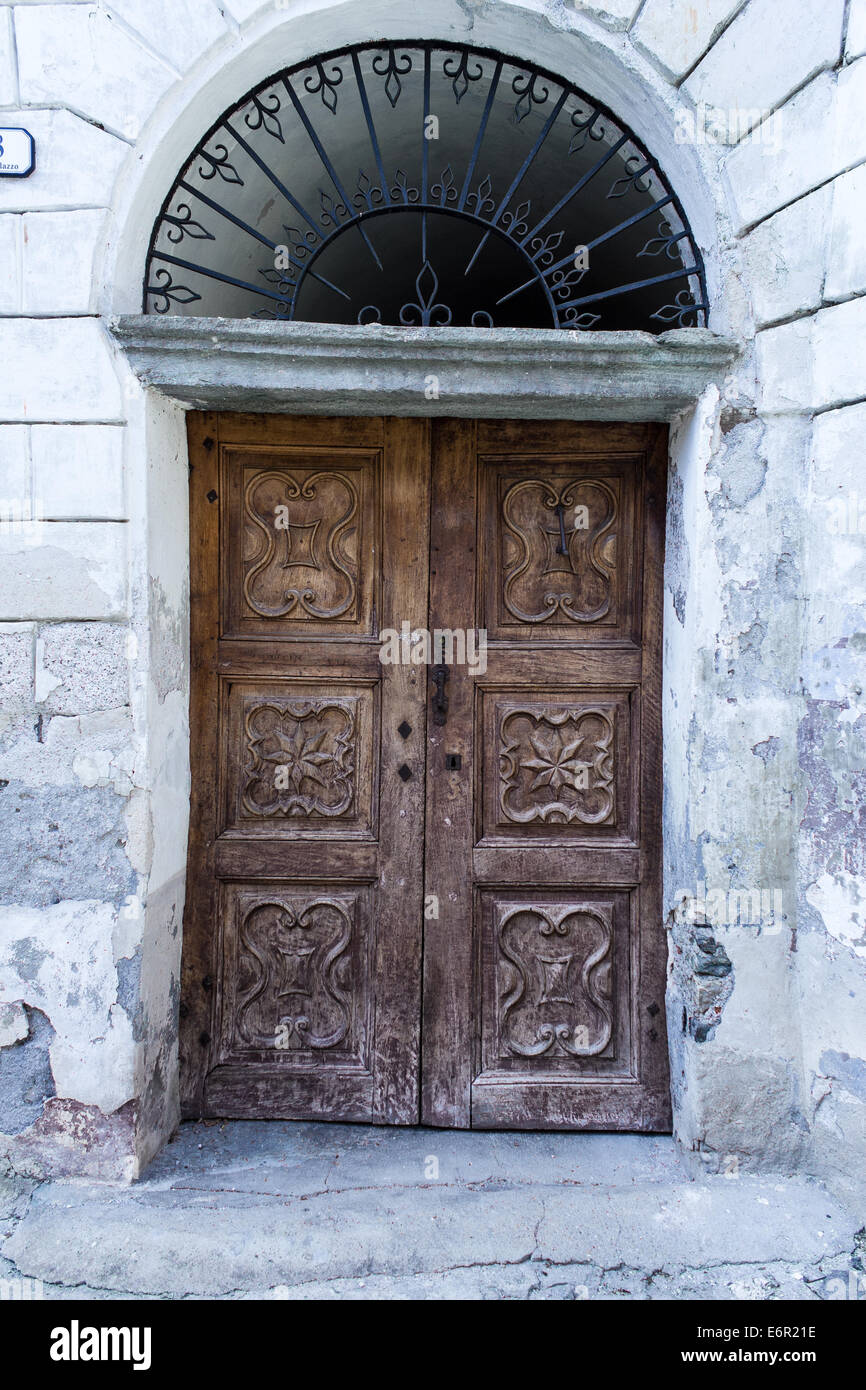 Door in Casteldelfino Stock Photo - Alamy