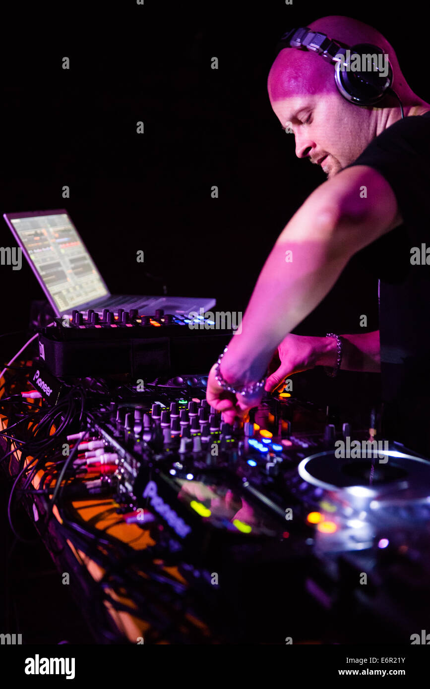 DJ Bloody Tadi performing at Festival Lent, Maribor, Slovenia, July 4 ...