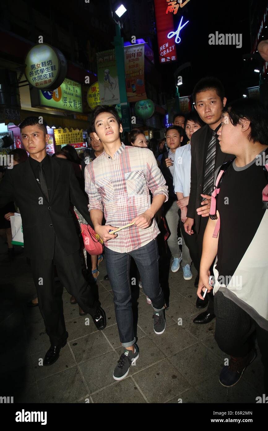 South Korea singer Ji Chang Wook, member of SJ-M visits Taipei on ...
