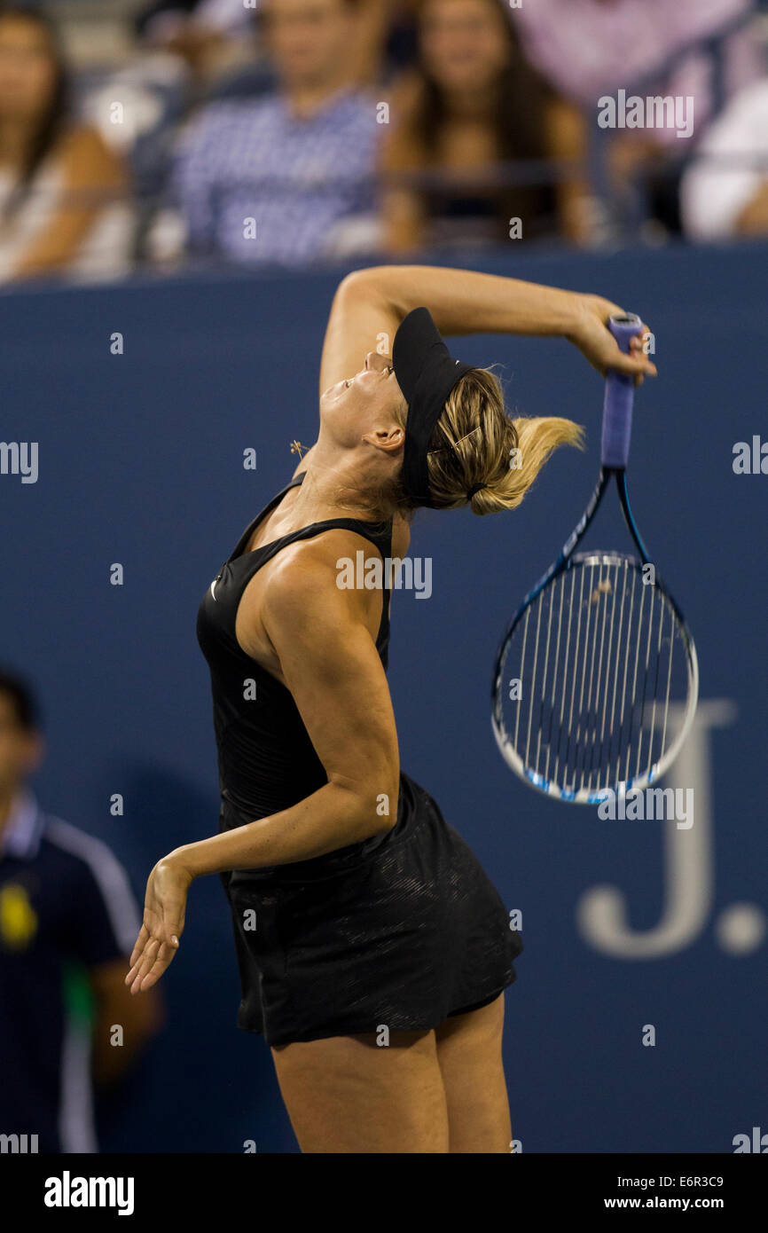 Flushing Meadows, NY, USA. 25th Aug, 2014. Maria Sharapova (RUS) in ...