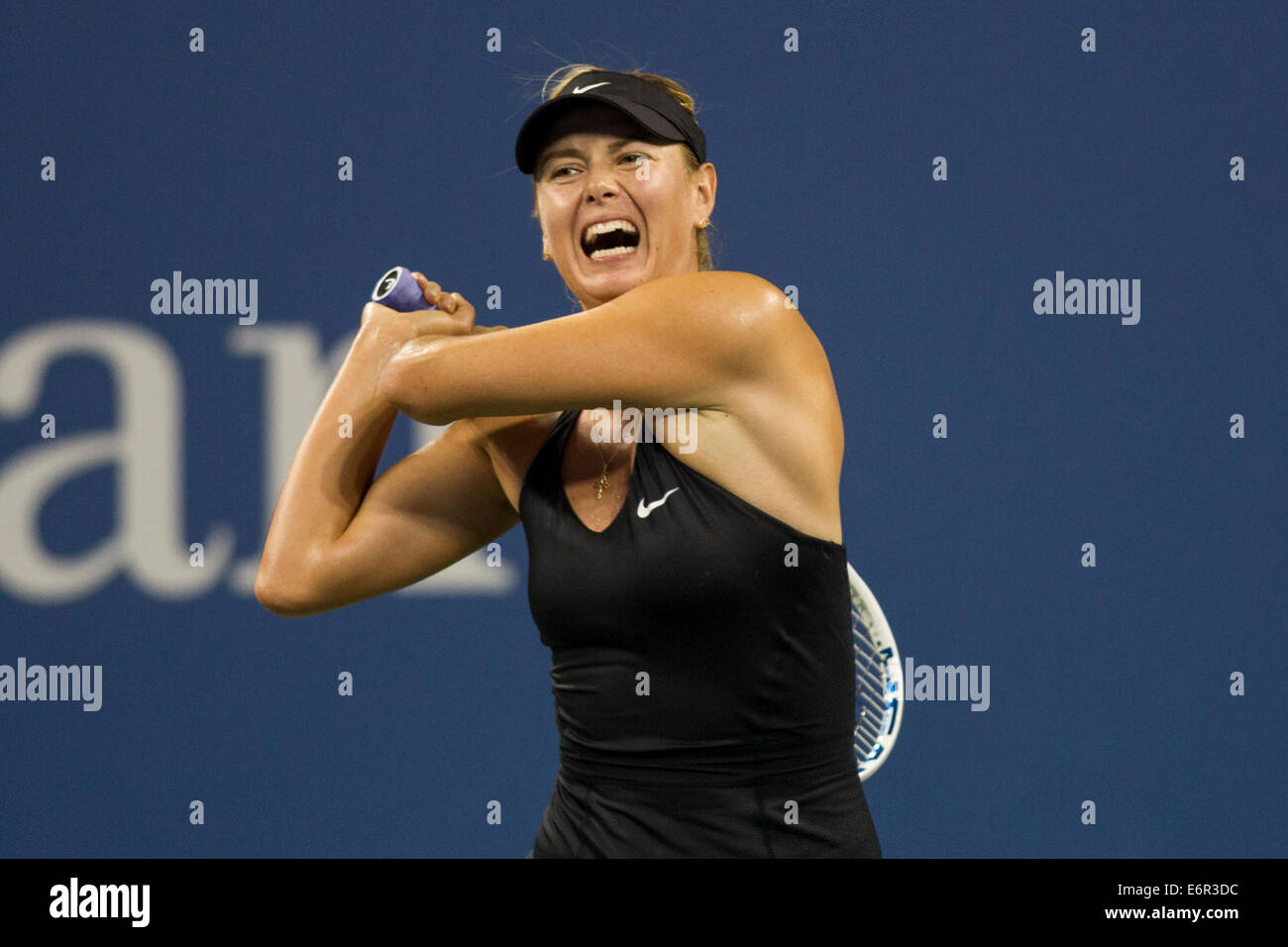 Flushing Meadows, NY, USA. 25th Aug, 2014. Maria Sharapova (RUS) in ...