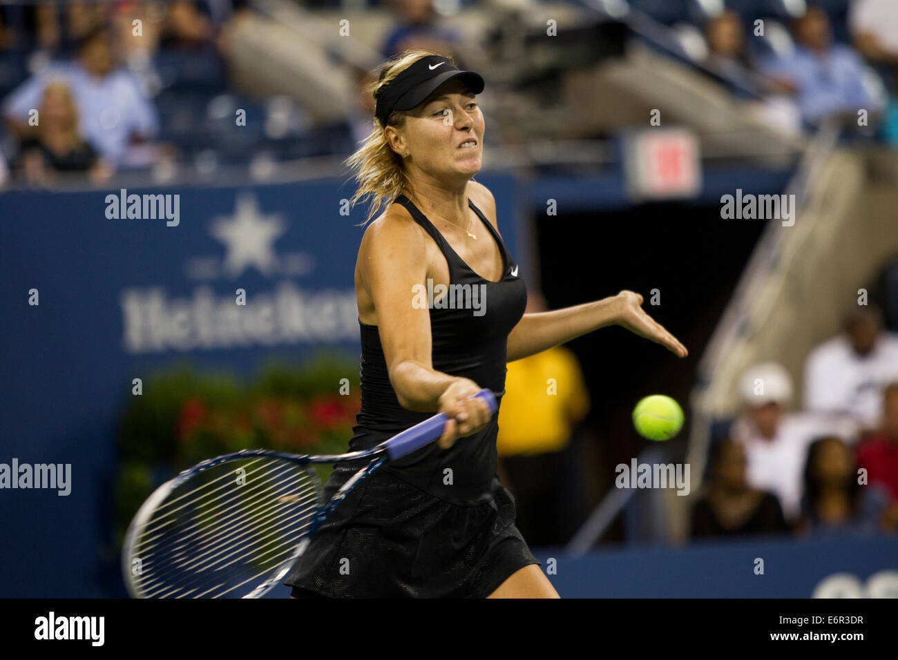 Flushing Meadows, NY, USA. 25th Aug, 2014. Maria Sharapova (RUS) in ...