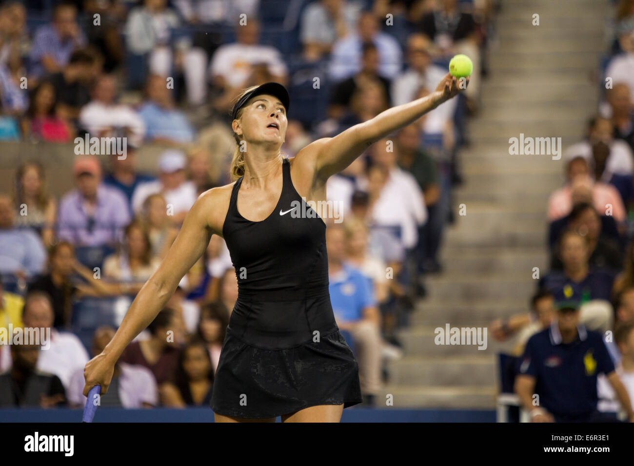 Flushing Meadows, NY, USA. 25th Aug, 2014. Maria Sharapova (RUS) in ...
