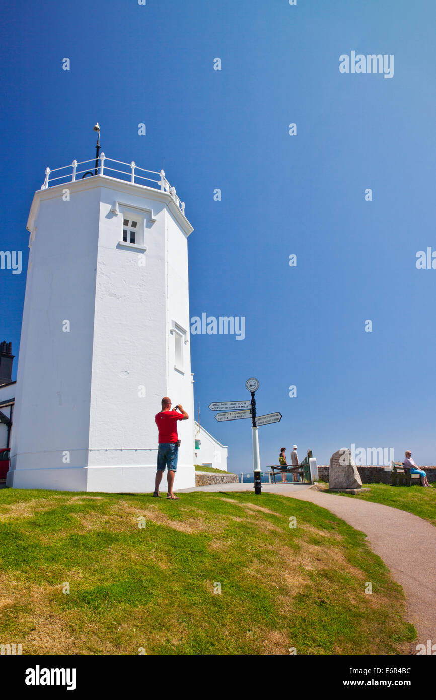 Disused light tower the Lizard Lighthouse and Heritage Centre Cornwall ...