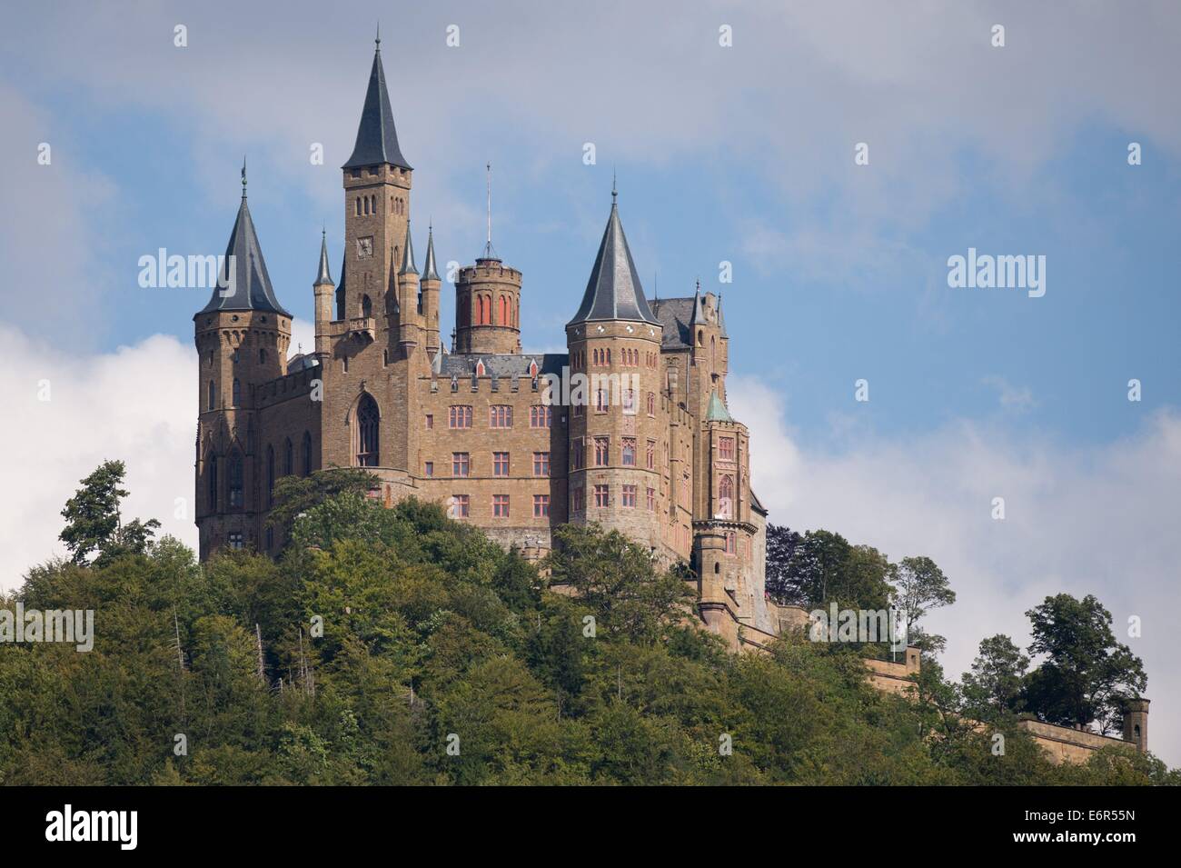 A view of Hohenzollern castle in Bisingen, Germany, 22 August 2014 ...