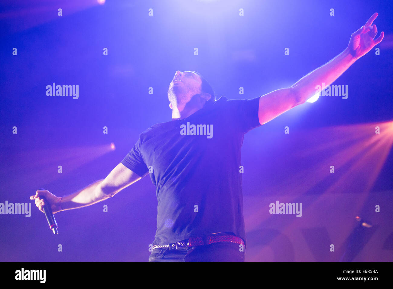 Example performs hi-res stock photography and images - Alamy