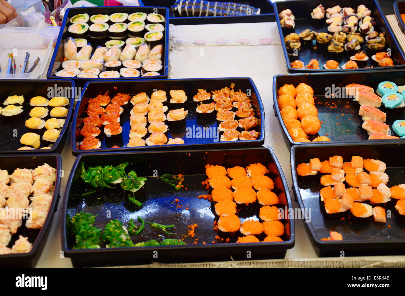 Sushi thai style Stock Photo - Alamy