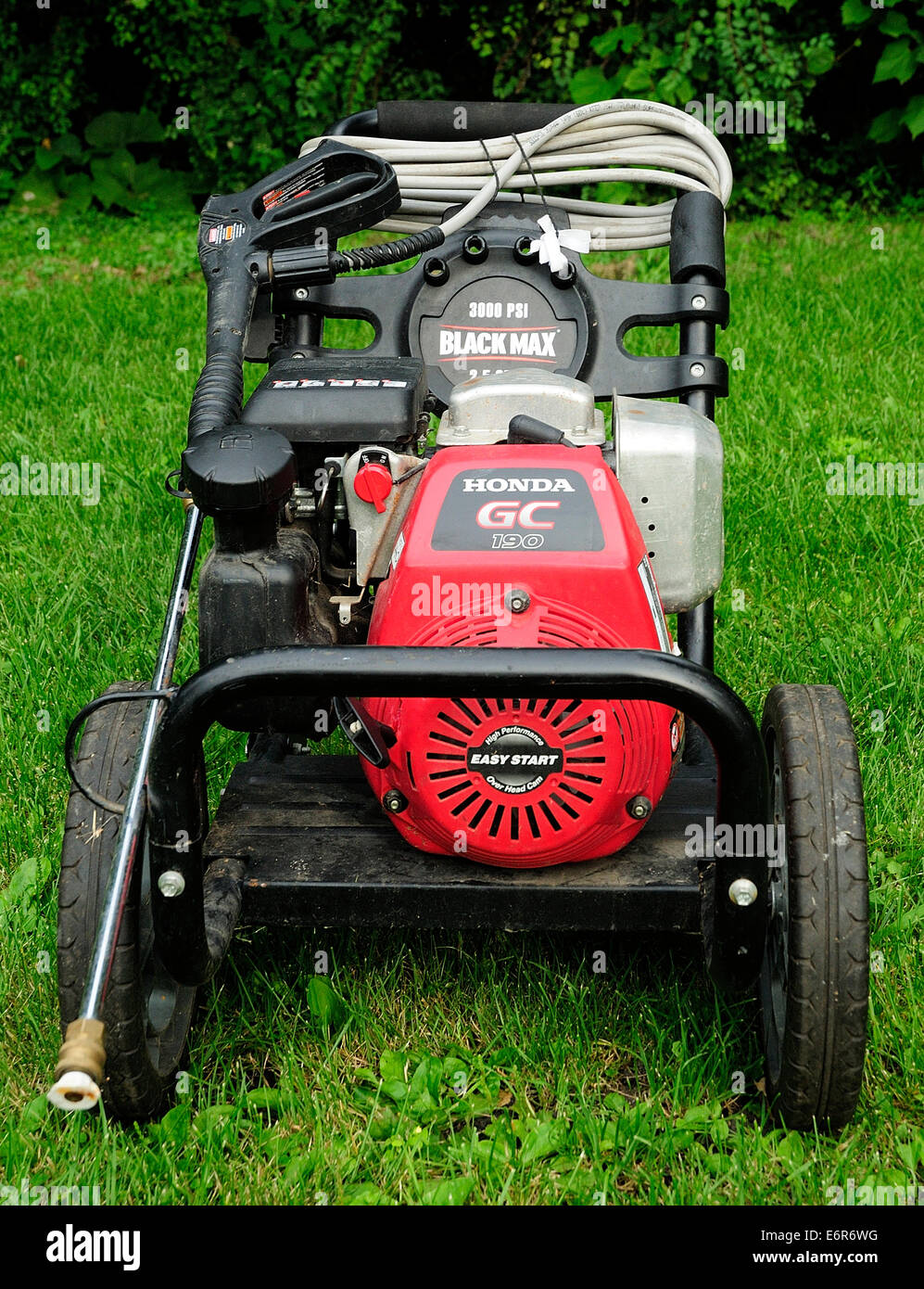 Portable Pressure Washer on wheels Stock Photo - Alamy