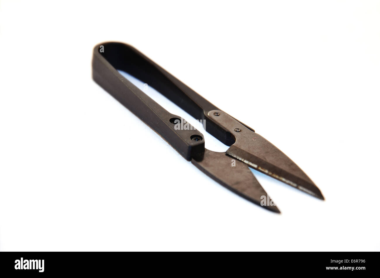 Cutting fabric scissors Cut Out Stock Images & Pictures - Alamy