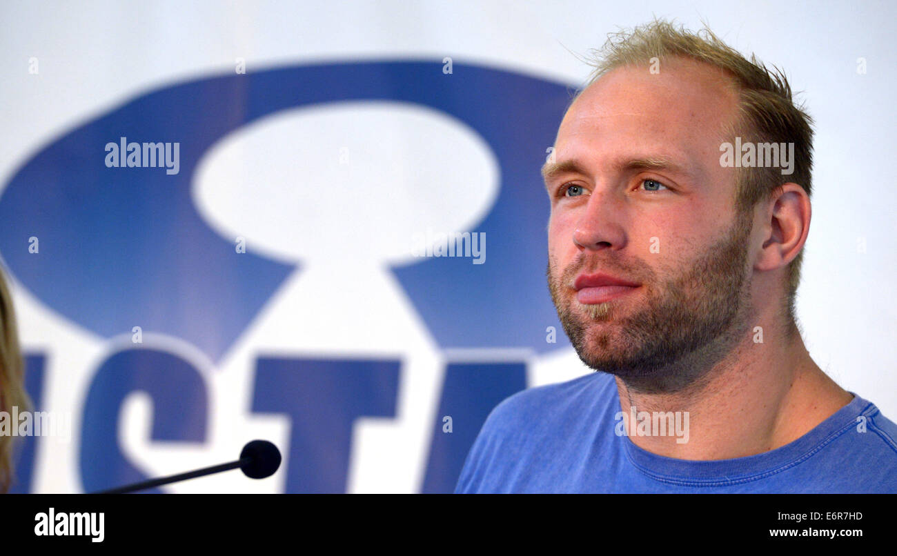 Berlin, Germany. 29th Aug, 2014. The German discus thrower Robert ...